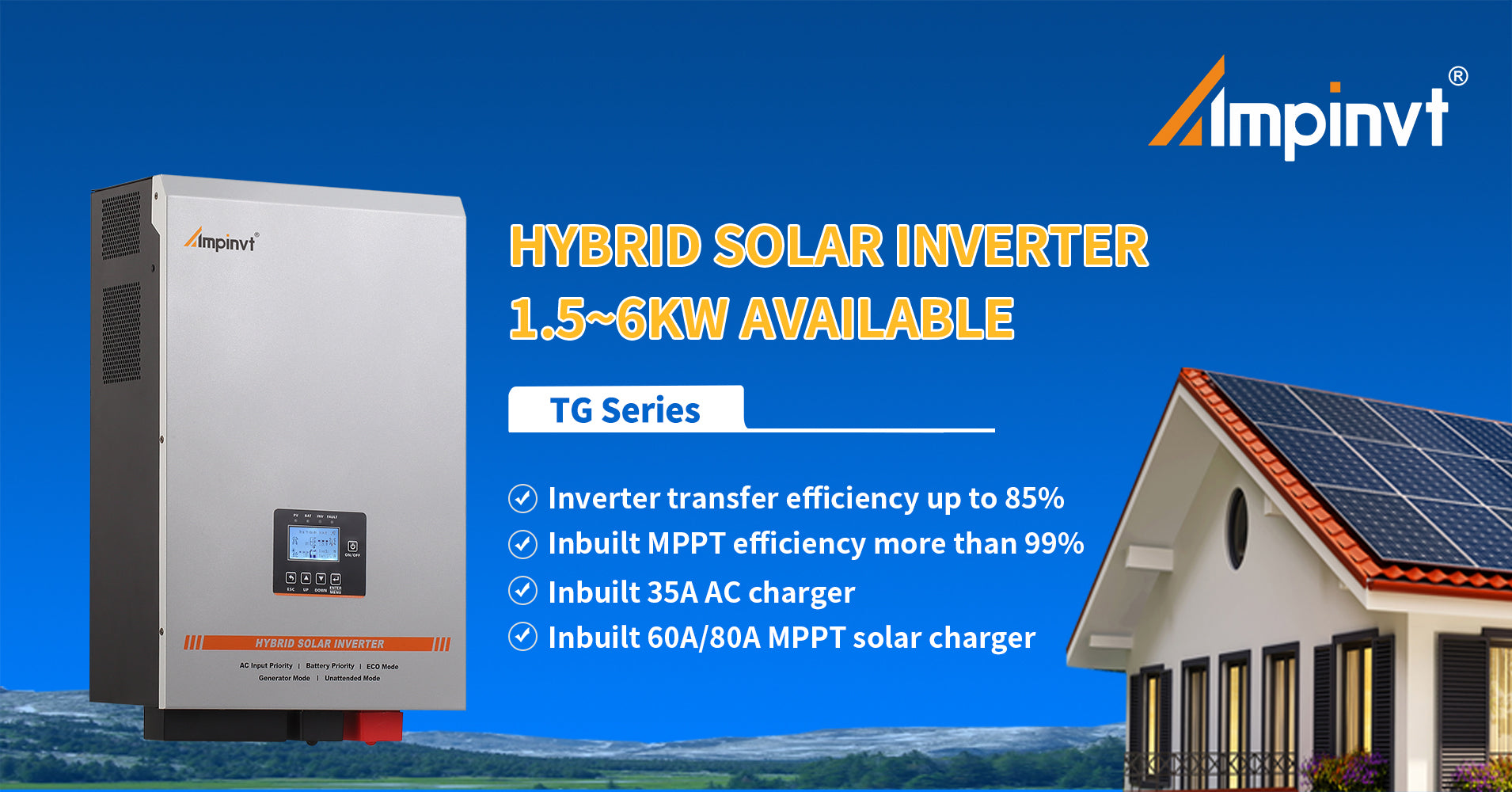 Off Grid Hybrid Solar Inverter