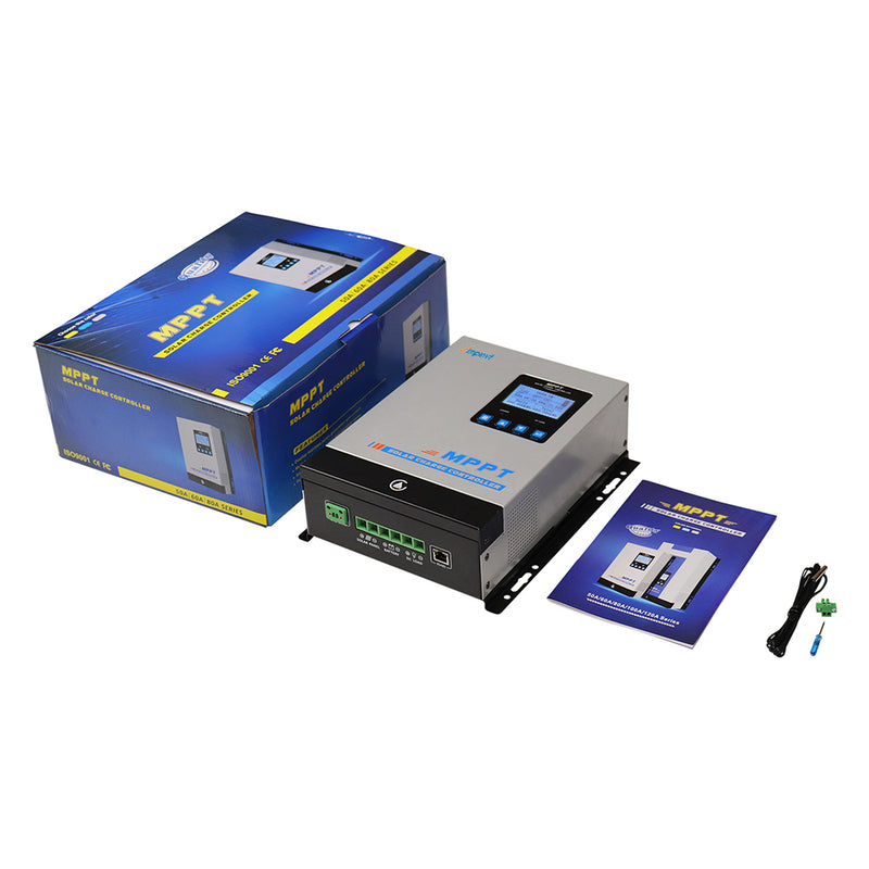 80A MPPT Solar Charge Controller DC 12V 24V 36V 48V